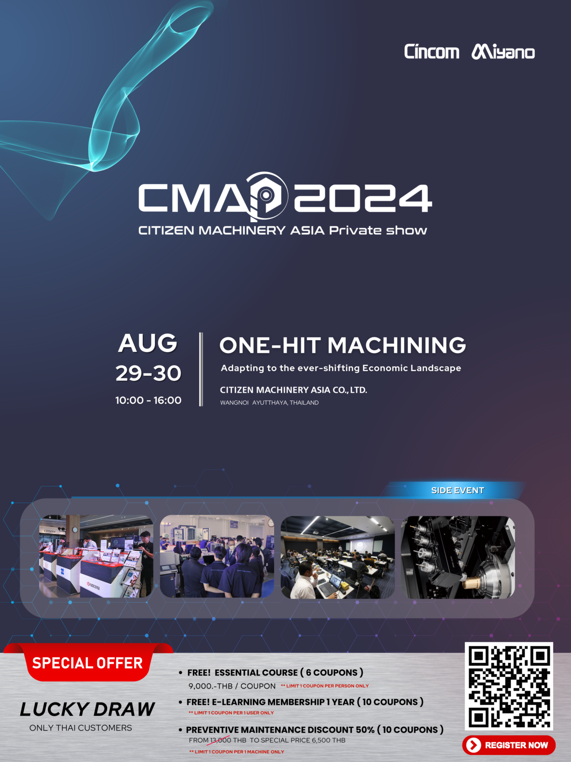 CMAP2024 : Citizen Machinery Asia Private show 2024 : CITIZEN MACHINEY ASIA CO.,LTD.