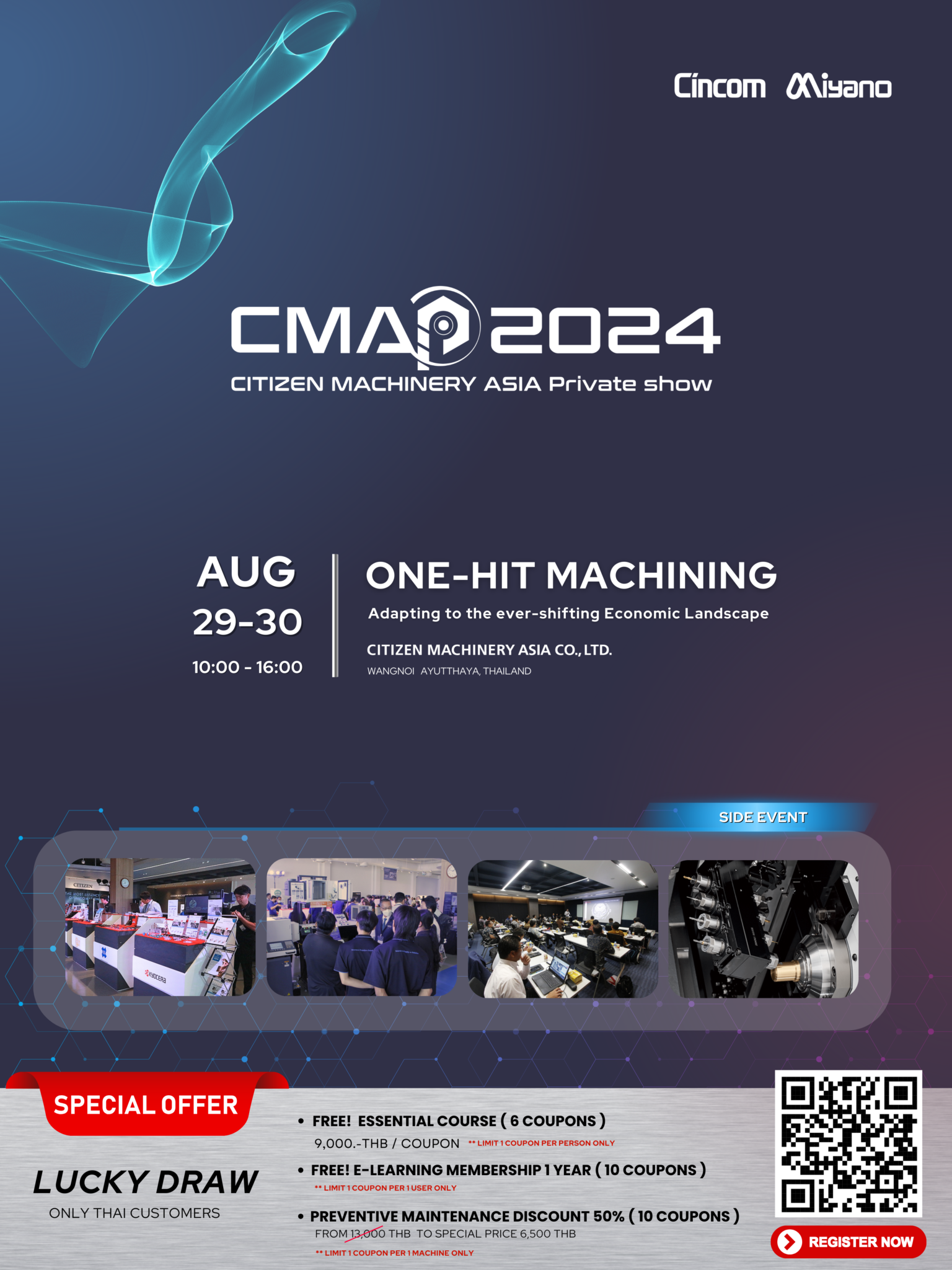 CMAP2024 : Citizen Machinery Asia Private show 2024 : CITIZEN MACHINEY ASIA CO.,LTD.