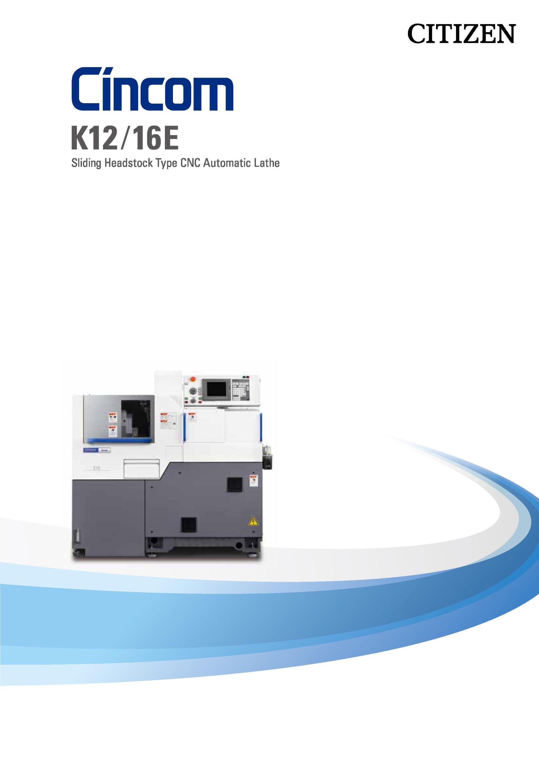 Machine catalogs CINCOM (EN) : CITIZEN MACHINEY ASIA CO.,LTD.