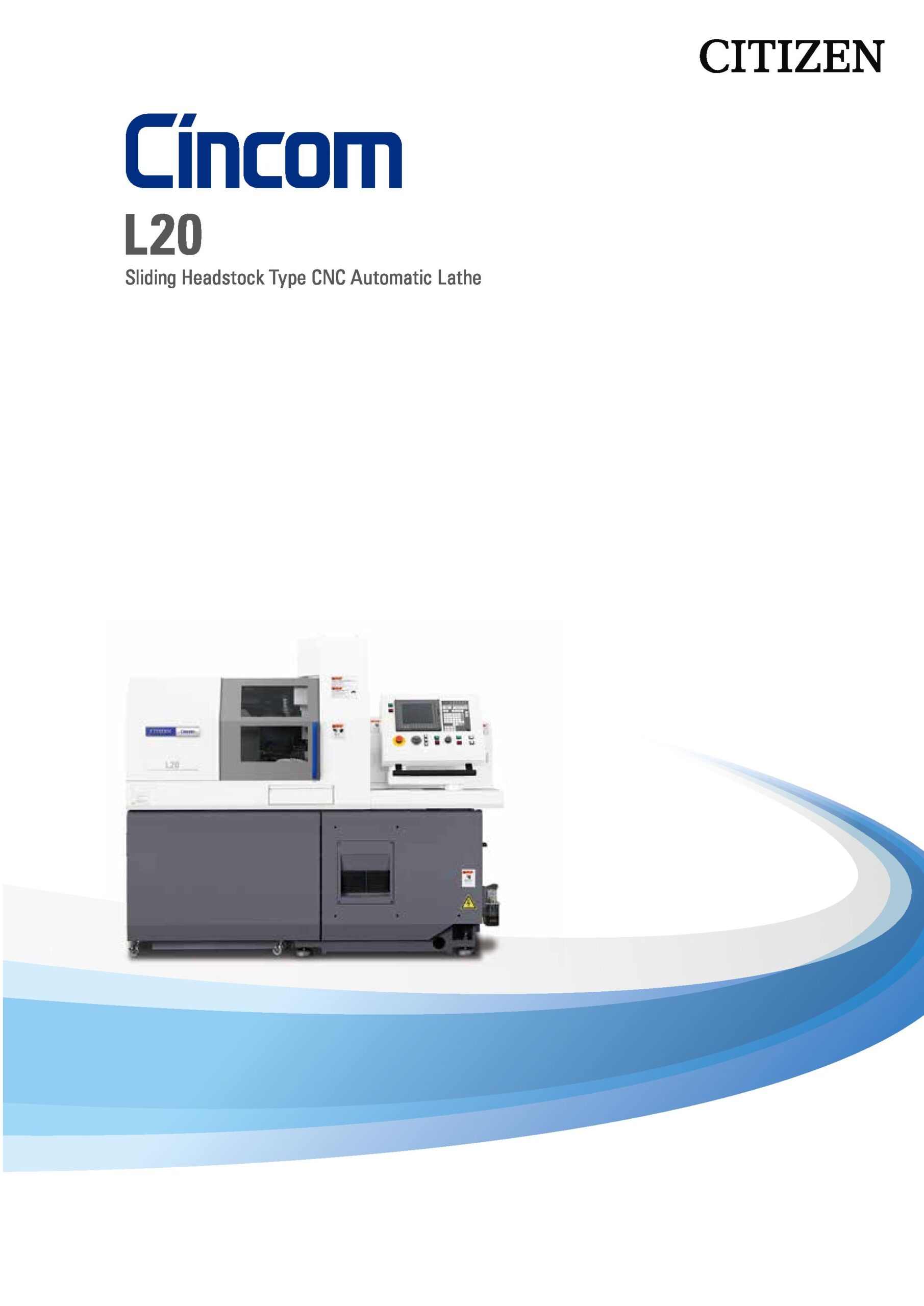 Machine catalogs CINCOM (EN) : CITIZEN MACHINEY ASIA CO.,LTD.