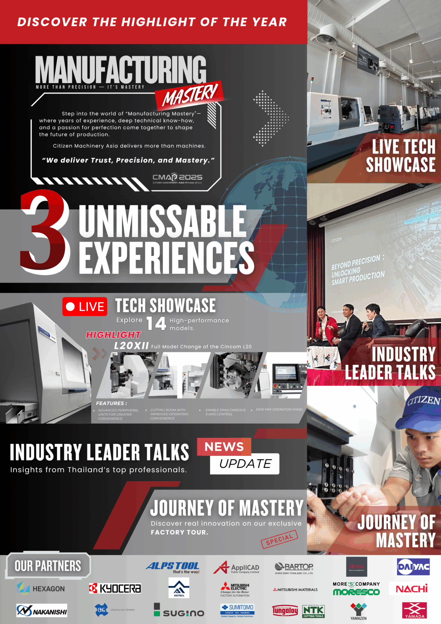 CMAP2025 – Citizen Machinery Asia Private Show 2025 : CITIZEN MACHINEY ASIA CO.,LTD.